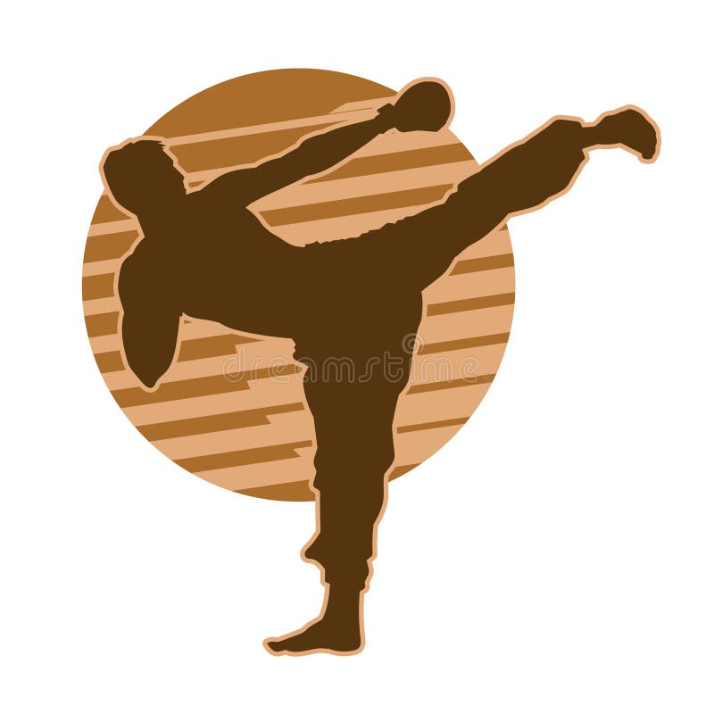 Kickboxer Pose Stock Illustrations – 156 Kickboxer Pose Stock ...
