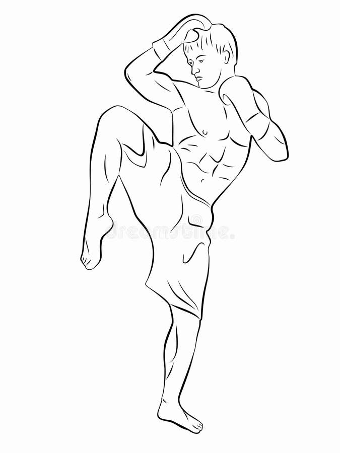 Kickboxer Stock Illustrations – 541 Kickboxer Stock Illustrations ...