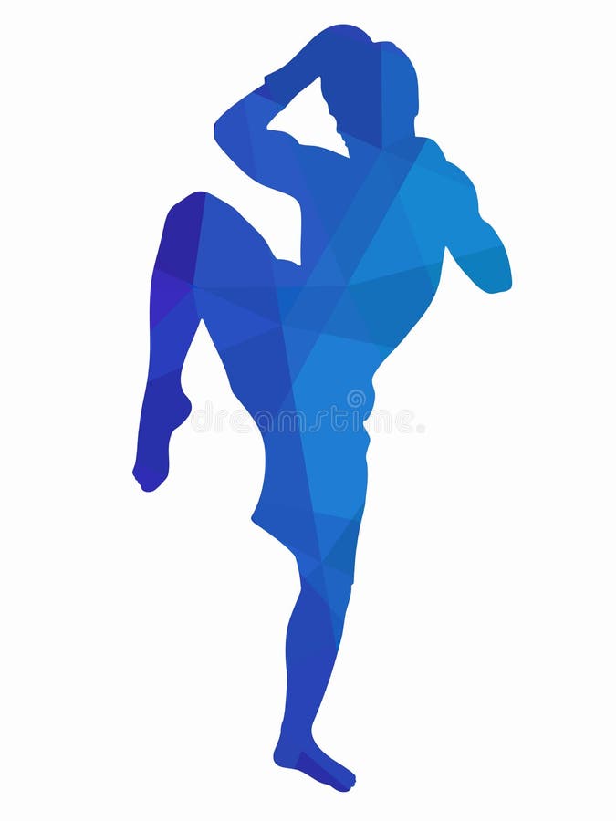Kickboxer Pose Stock Illustrations – 156 Kickboxer Pose Stock ...