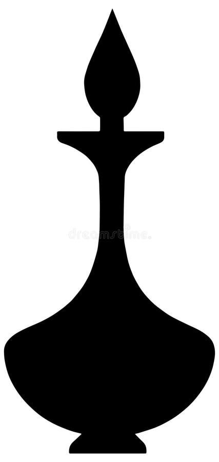 Genie Bottle Silhouette Stock Illustrations – 135 Genie Bottle ...