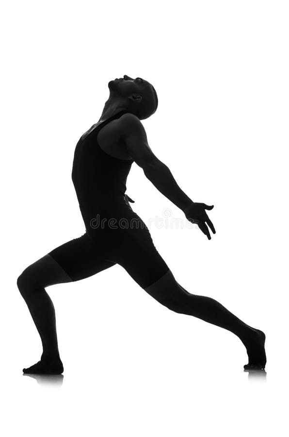 Silhouette of male dancer stock photo. Image of dancer - 34468924