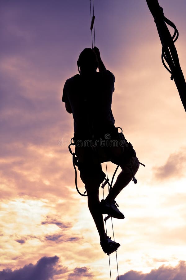 Firefighter abseiling stock photo. Image of harness, uniform - 11230458
