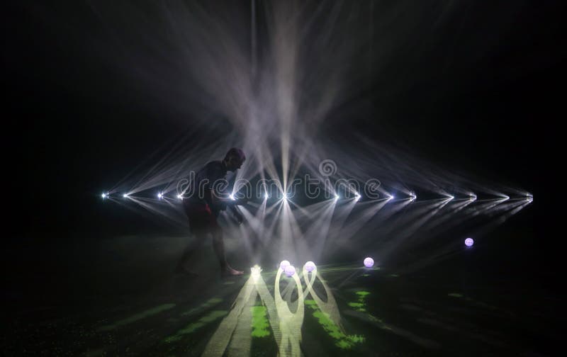 Particles Projection and Music Performance during Sonar Festival in ...