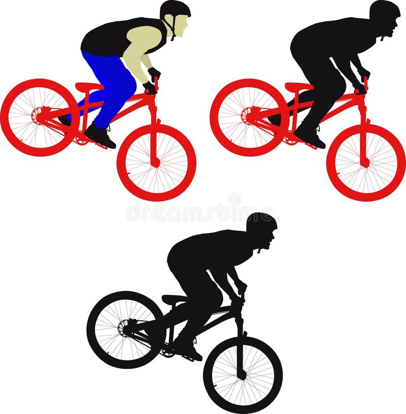 Bmx Bike Clip Art Stock Illustrations – 211 Bmx Bike Clip Art Stock ...