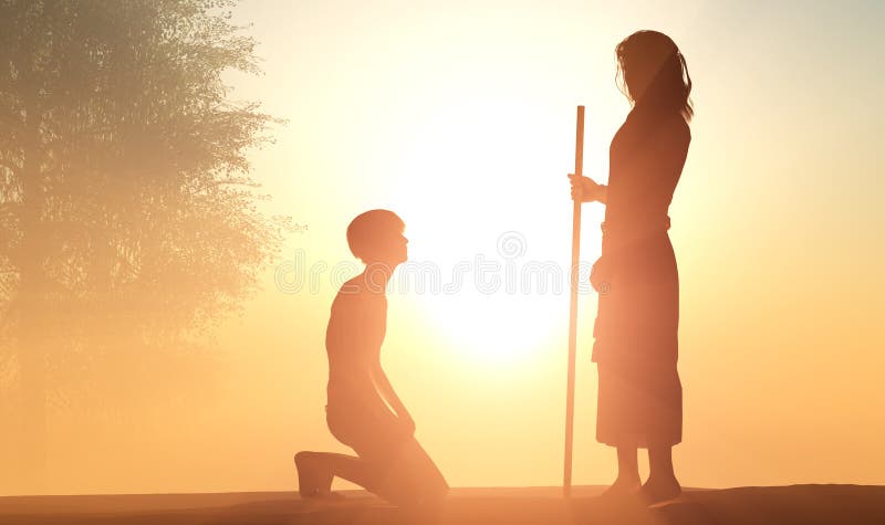 Pontius Pilate and Jesus stock vector. Illustration of court - 33508134