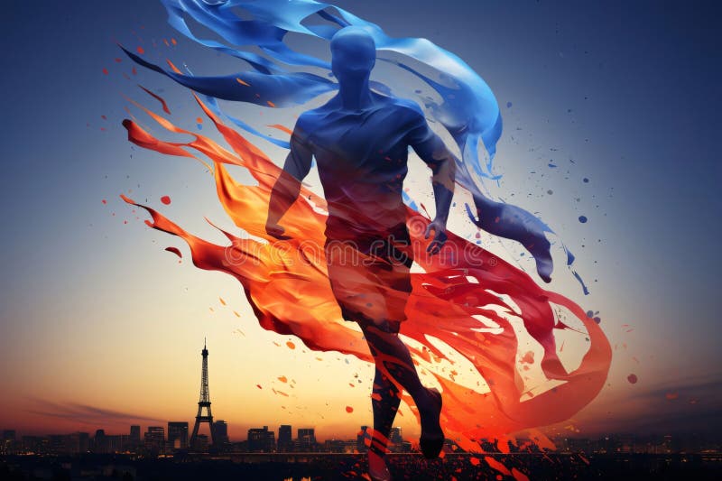 Running Man Flame Stock Illustrations – 558 Running Man Flame Stock ...