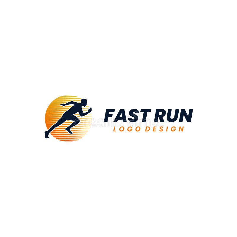 Fast Running Man Logo Stock Illustrations – 3,526 Fast Running Man Logo ...