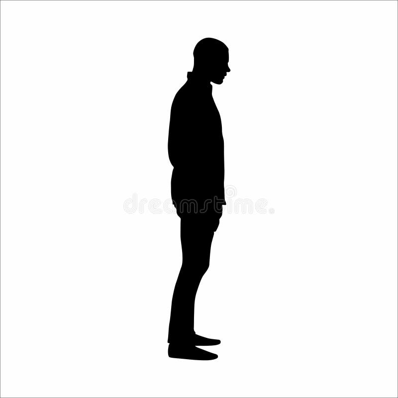 Man Standing Straight Stock Illustrations – 916 Man Standing Straight ...