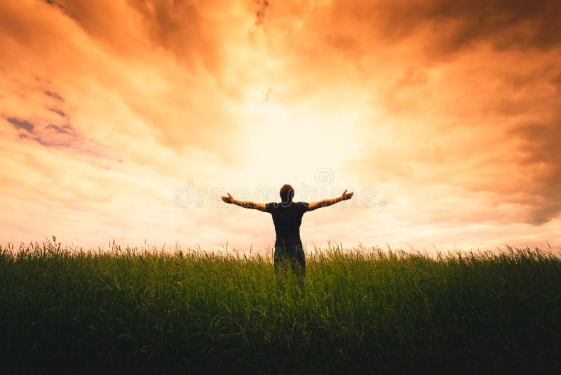 Worship to God stock image. Image of fantastic, abstraction - 11699311