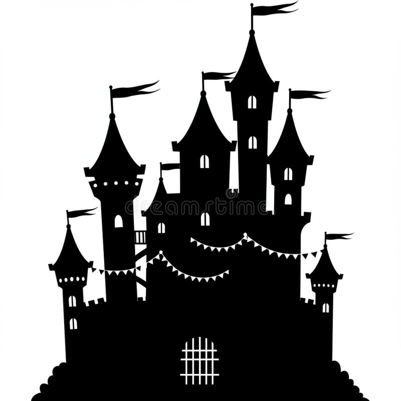 Castle Silhouette Features Stock Illustrations – 1,043 Castle ...