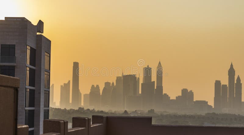 Silhouette of a Modern City. Urban Stock Image - Image of future ...