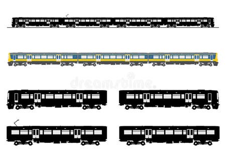 Modern Train Silhouette Stock Illustrations – 7,029 Modern Train ...