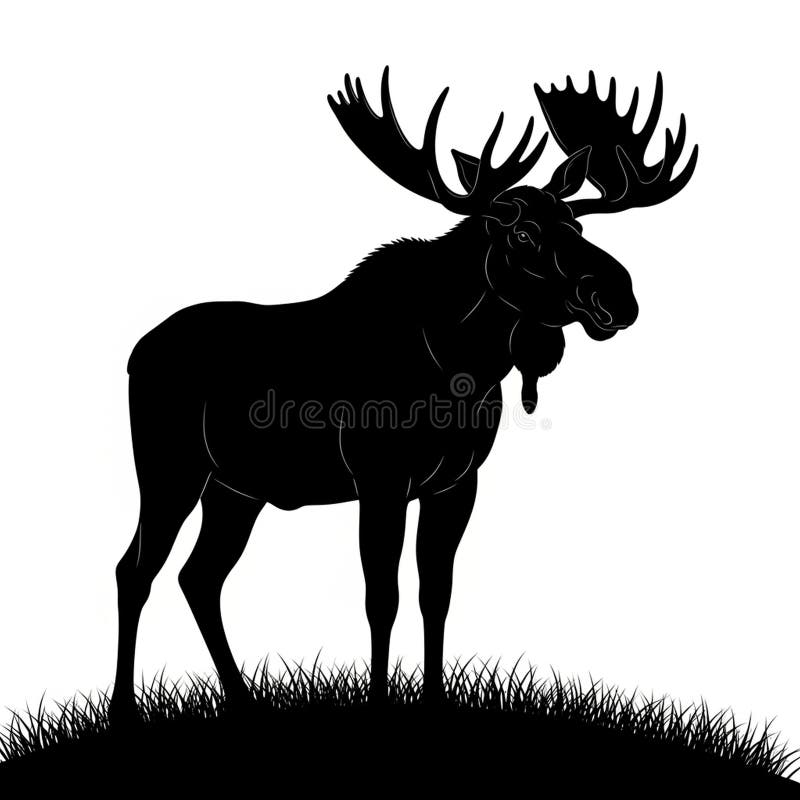 Large Distinct Antlers Stock Illustrations – 207 Large Distinct Antlers ...