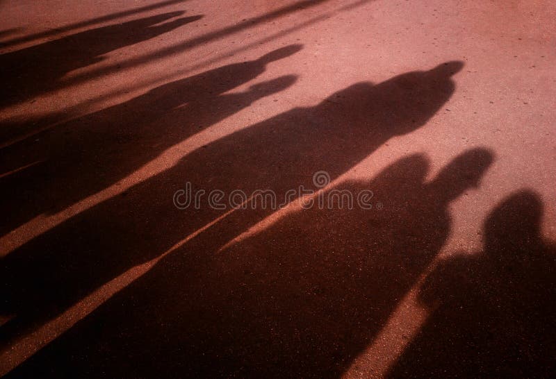 Silhouette of Multiple People Background Stock Photo - Image of ...