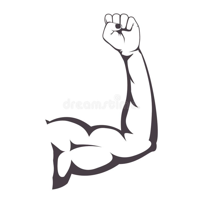 Muscular Man Right Arm Stock Illustrations – 79 Muscular Man Right Arm ...