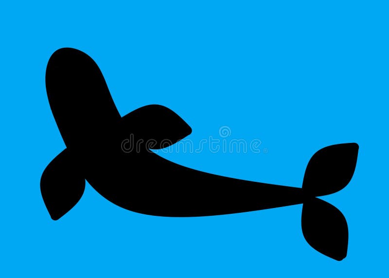 Silhouette Nera Di Una Balena Su Uno Sfondo Blu Della Marina Marina ... Silhouette Nera Di Una Balena Su Uno Sfondo Blu Della Marina Marina ...