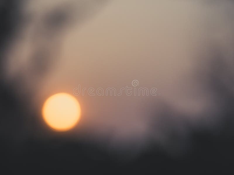 Silhouette is Not Clear of the Sunset Stock Photo - Image of romantic ...