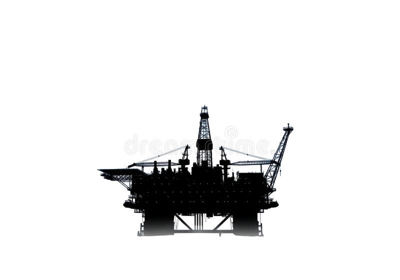 Offshore Oil Rig Platform Complex Stock Illustrations – 441 Offshore ...