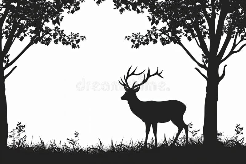 Outline Deer Stock Illustrations – 41,803 Outline Deer Stock ...