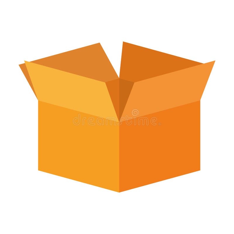 Silhouette Packing Open and Empty Stock Vector - Illustration of cask ...