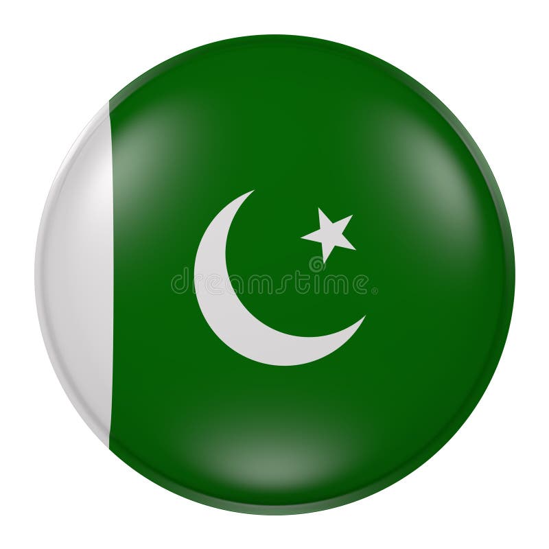 Silhouette of Pakistan Button Stock Illustration - Illustration of ...