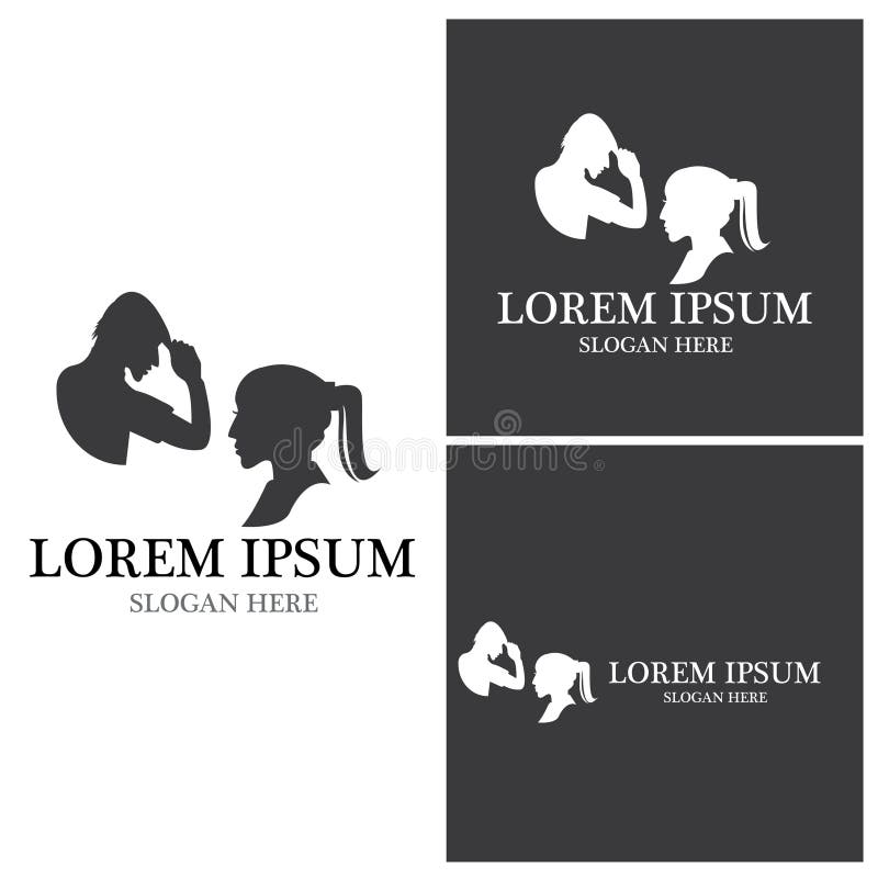 Silhouette People Logo Template Vector Stock Illustration ...