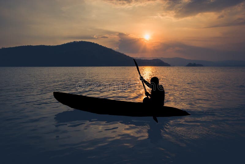 People rowing at sunrise stock image. Image of rowing, work - 521653