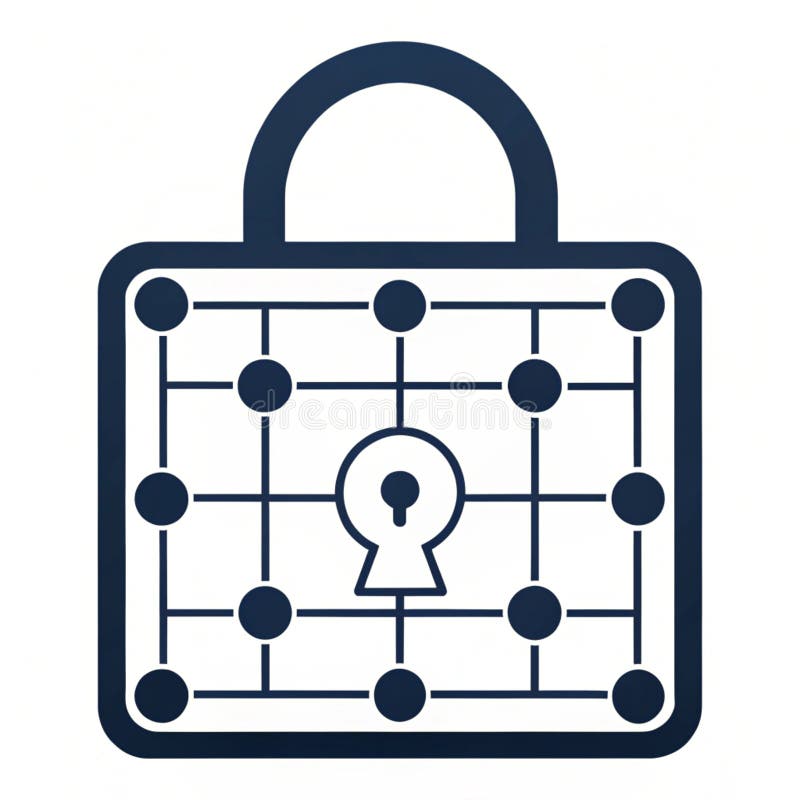 A Silhouette of a Person Contemplating an Unlock Pattern Lock ...