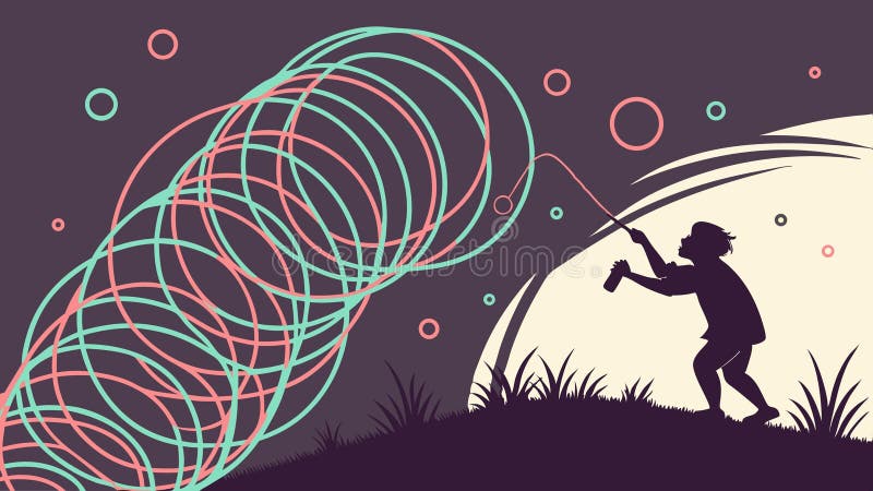 Silhouette of Person with Spiral, Abstract Concept, Introspection and ...