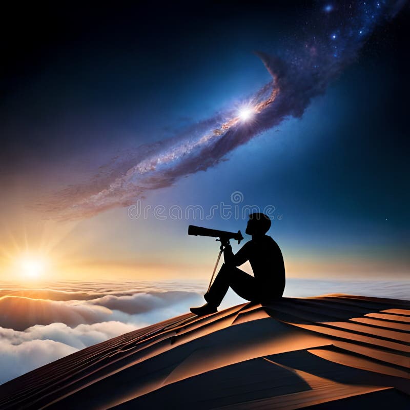 Silhouette Contemplating Stock Illustrations – 492 Silhouette ...