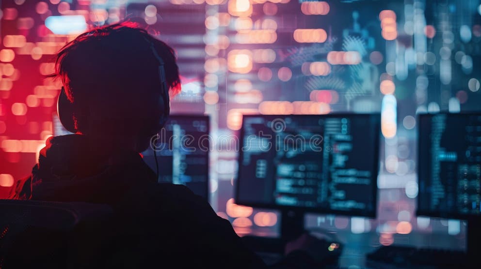 Silhouette Coding Stock Illustrations – 3,623 Silhouette Coding Stock ...