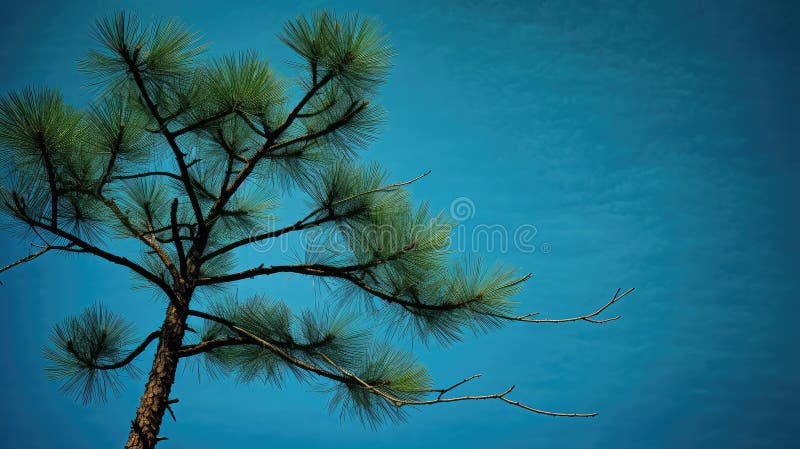 Silhouette Pine Tree Texture Stock Illustration - Illustration of ...