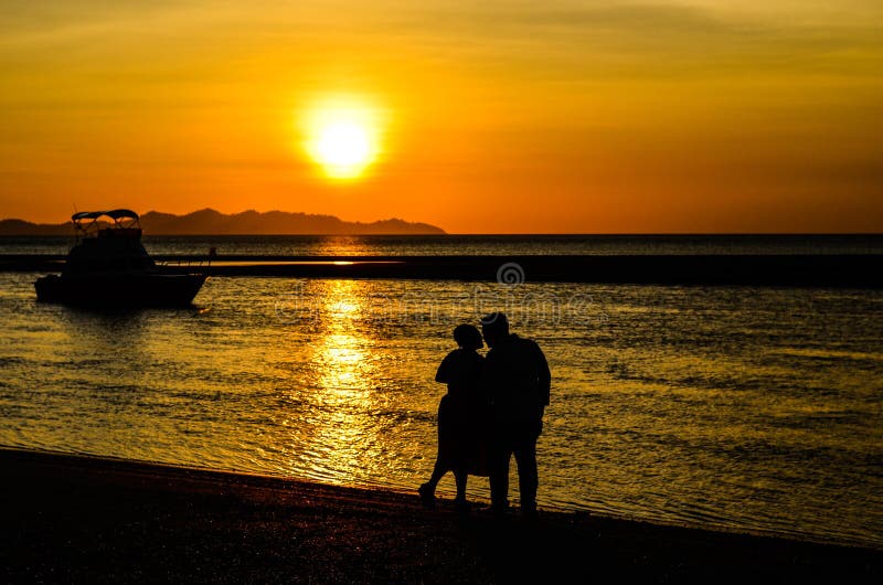 Silhouette pre wedding stock image. Image of hold, female - 67048751