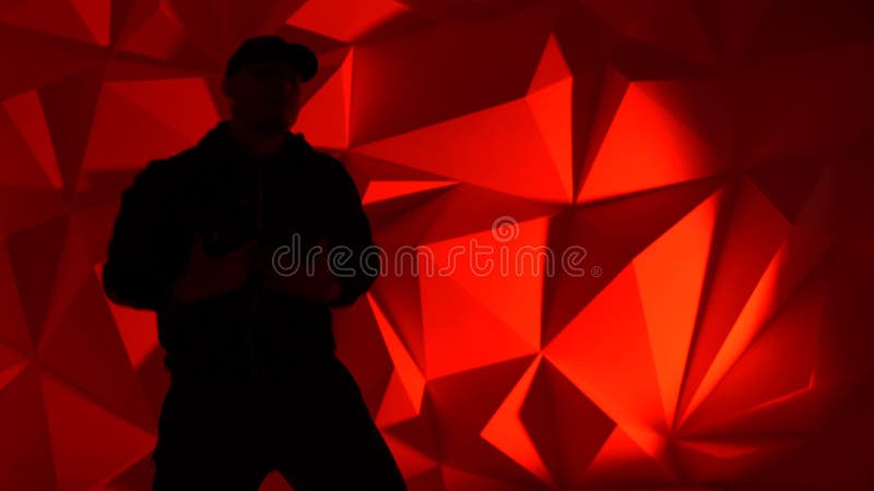 Rapper Guy Rap in Front of the Camera Stock Video - Video of freedom ...