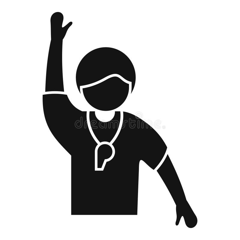Black Silhouette Referee Stock Illustrations – 1,809 Black Silhouette ...