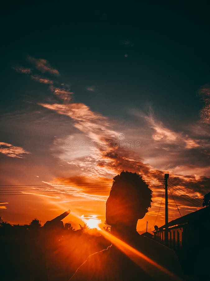 Silhouette x Reflection stock image. Image of dusk, reflection - 224915521