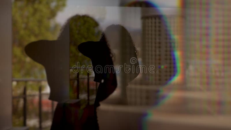 Silhouette Reflection in an Urban Setting with Captivating Aesthetics ...