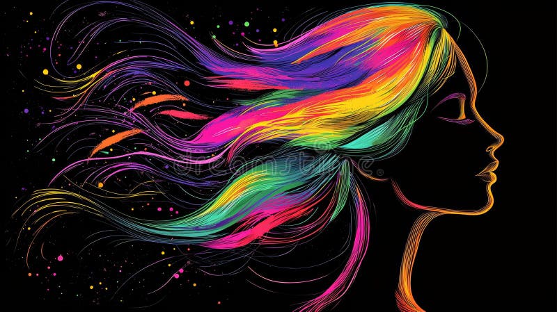 This Silhouette Represents Creativity and Mental Energy with Its ...