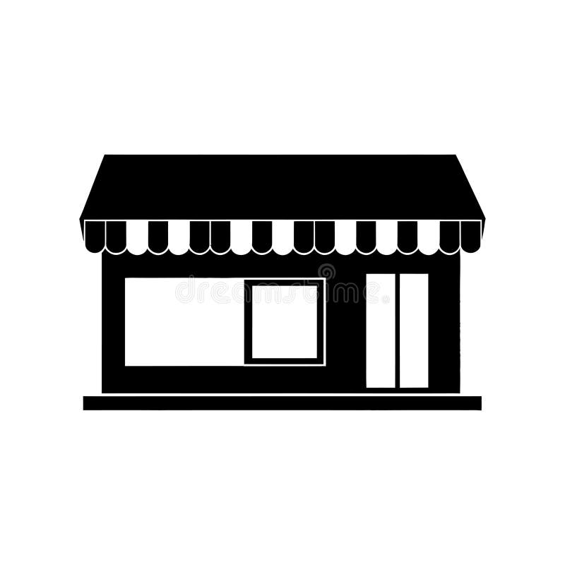 Store Exterior Silhouette Stock Illustrations – 1,272 Store Exterior ...