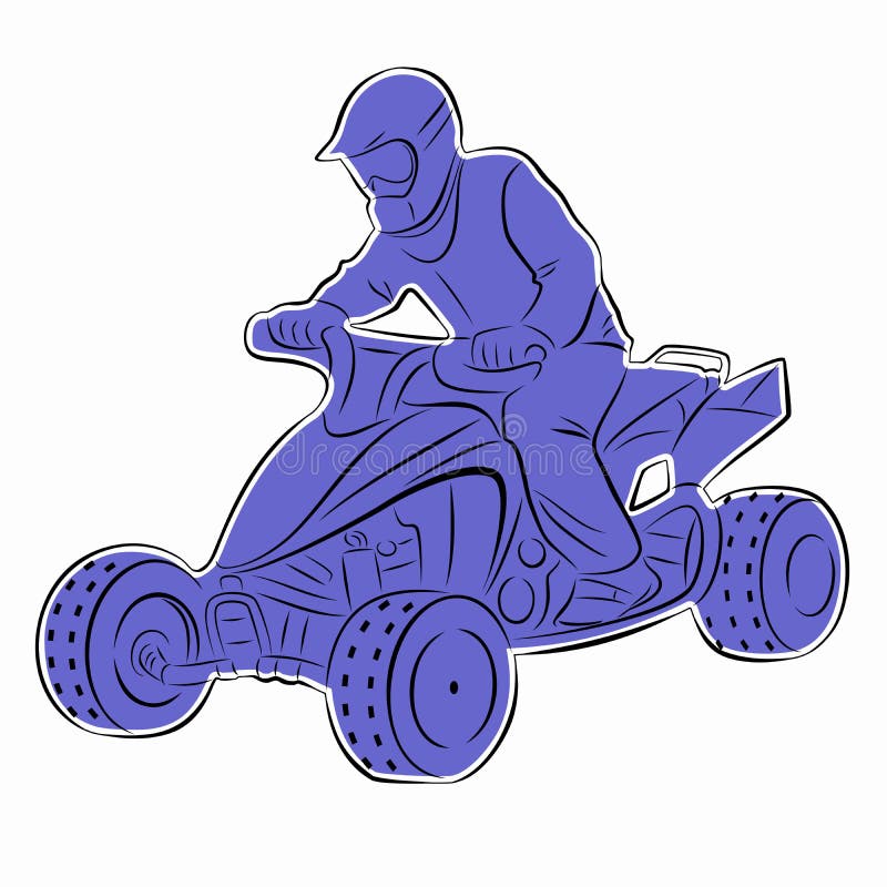Atv Line Drawing Stock Illustrations – 72 Atv Line Drawing Stock ...