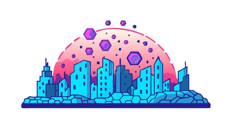 Silhouette of Robot Crowd, AI Future Society, Vector Design Generative ...