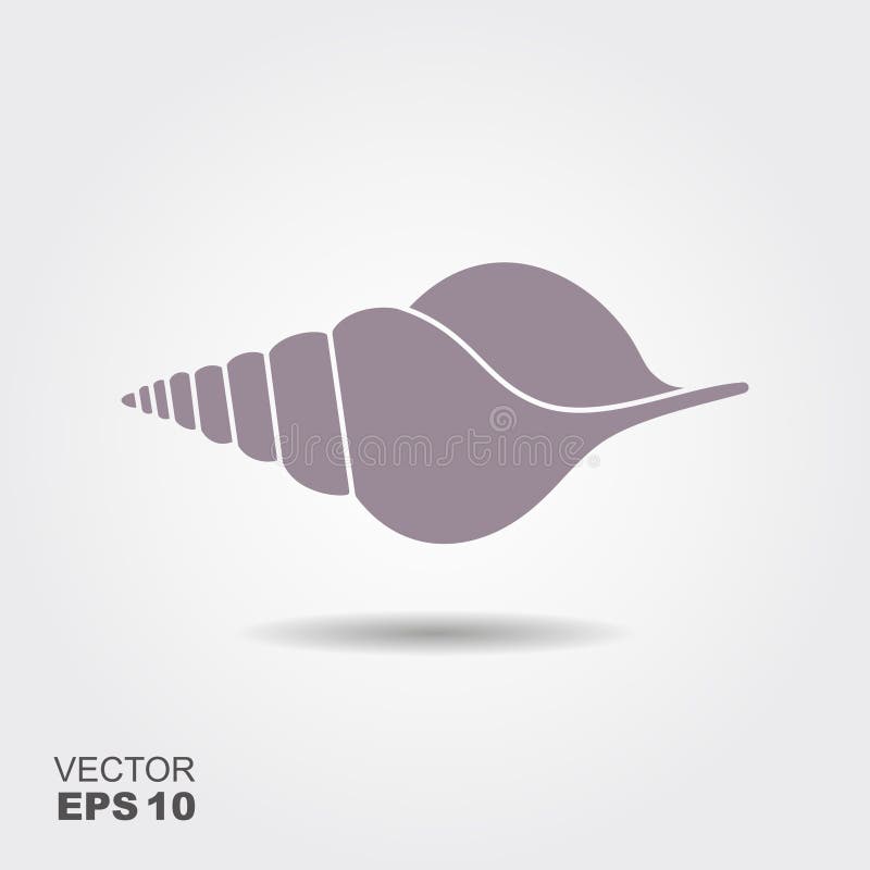 Conch Shell Silhouette Stock Illustrations – 3,283 Conch Shell ...