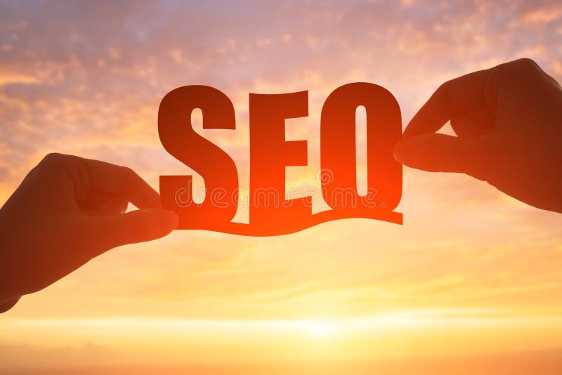 Silhouette of seo word stock image. Image of design, analysis - 88915927