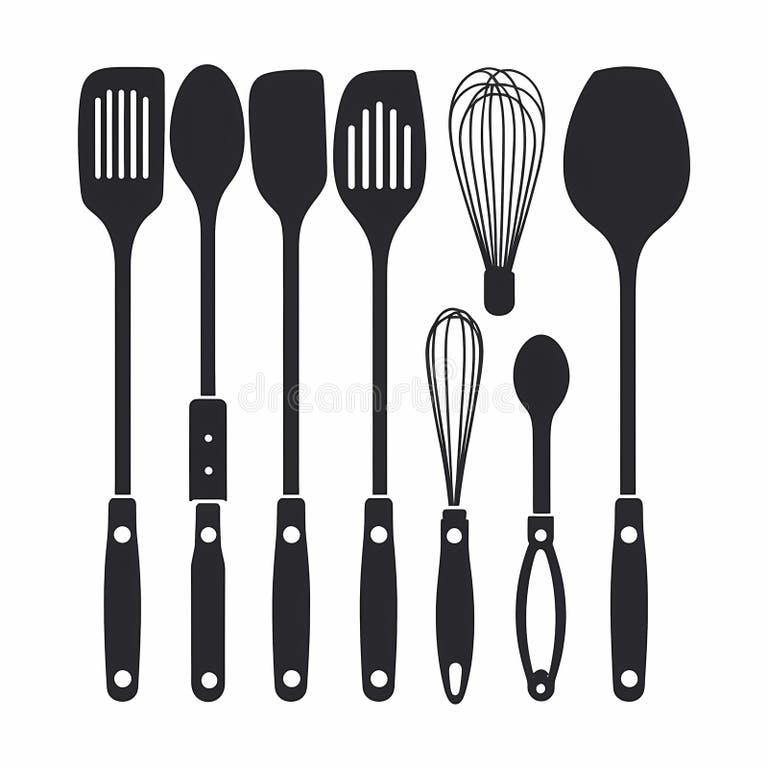 The Silhouette Set of Kitchen Tools is a Sleek and Modern Collection ...