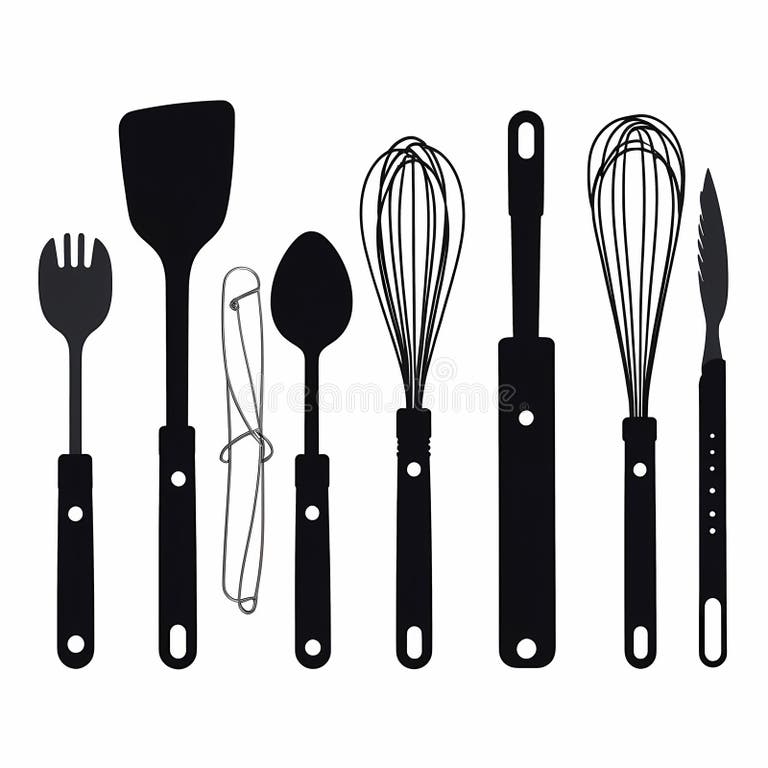 The Silhouette Set of Kitchen Tools is a Sleek and Modern Collection ...