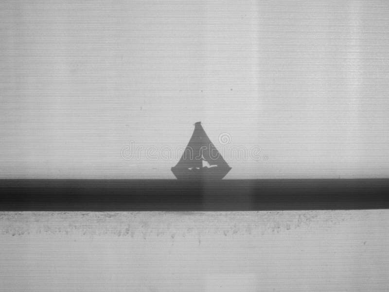 Silhouette Shadow of Sailboat Toy. Stock Photo - Image of nautical ...