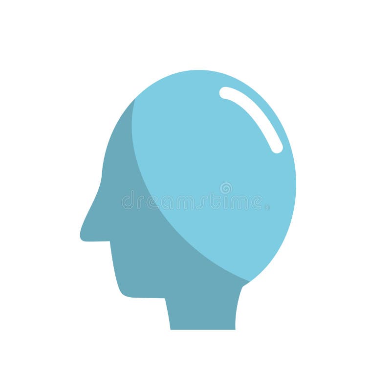 Silhouette Side Man Head Design Stock Vector - Illustration of outline ...