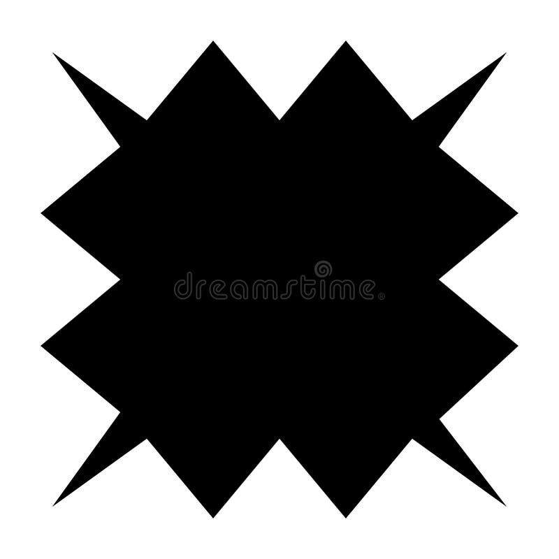 Spiky Edge Isolated Stock Illustrations – 18 Spiky Edge Isolated Stock ...