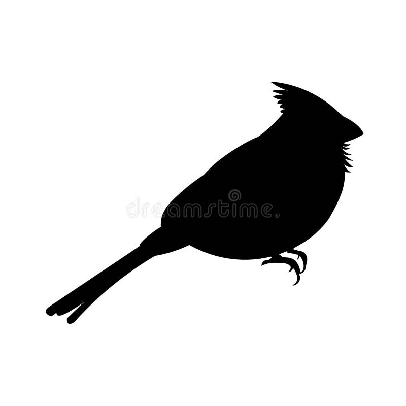 Cardinal Silhouette Flying Stock Illustrations – 476 Cardinal ...