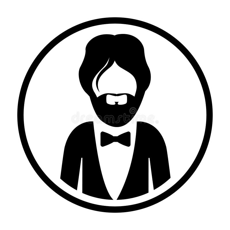 Silhouette Sphere of Half Body Icon Figure Human Stock Vector ...